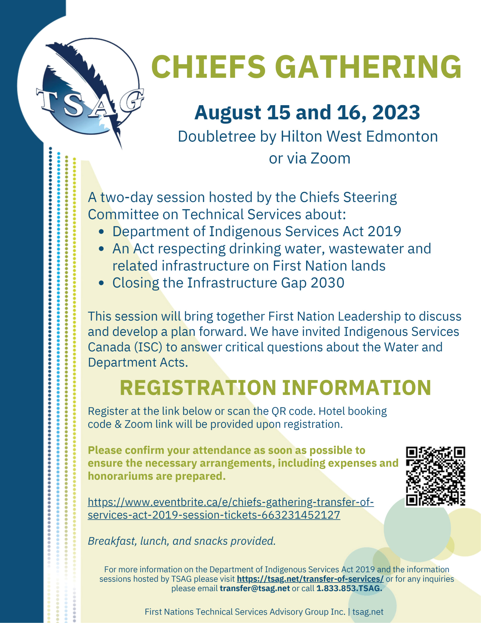 Chiefs Gathering - Transfer of Services Act 2019 Session - First Nations Technical Services ...